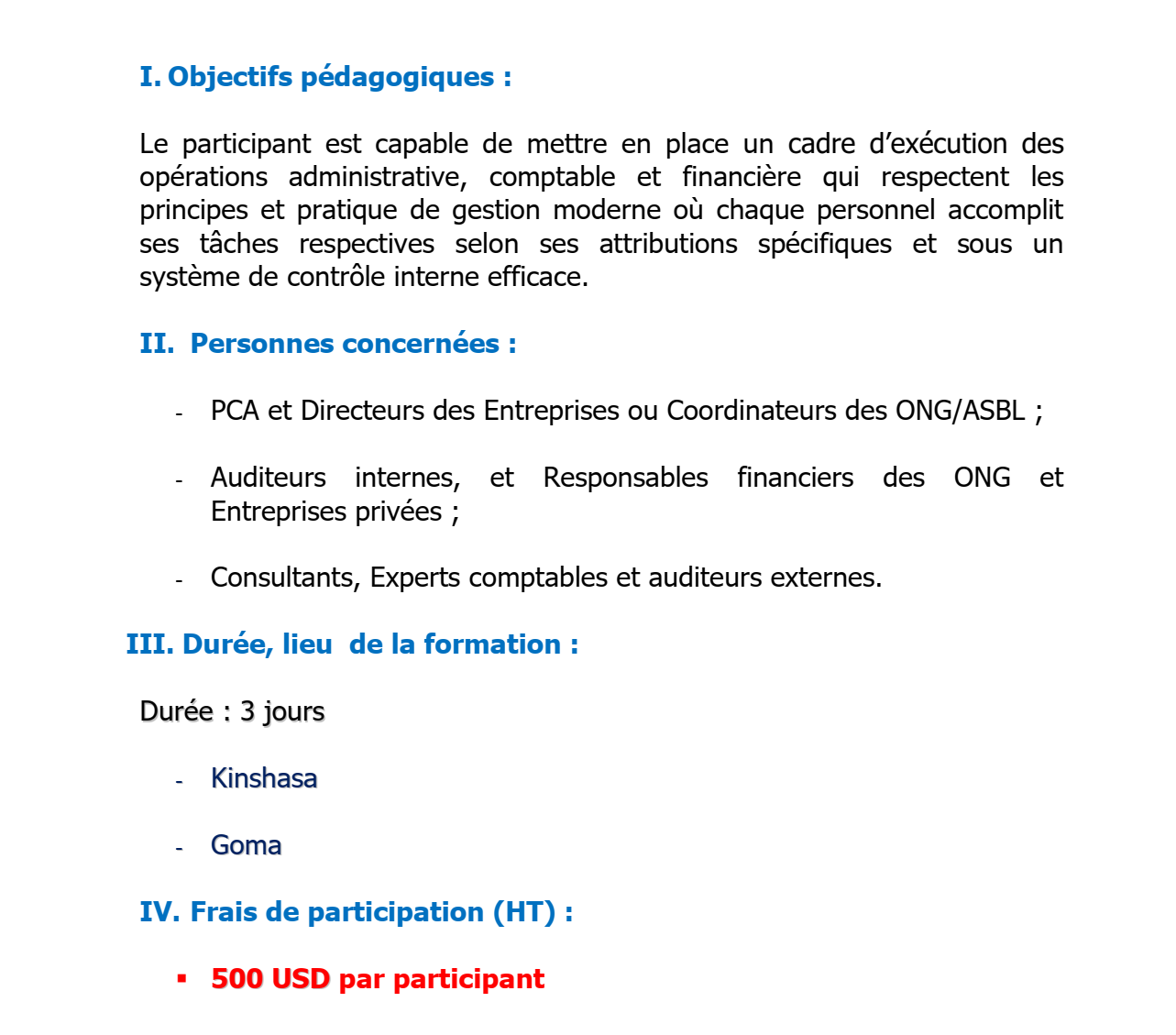 ELABORATION DU MANUEL DES PROCEDURES ADMINISTRATIVES, COMPTABLES ET ...